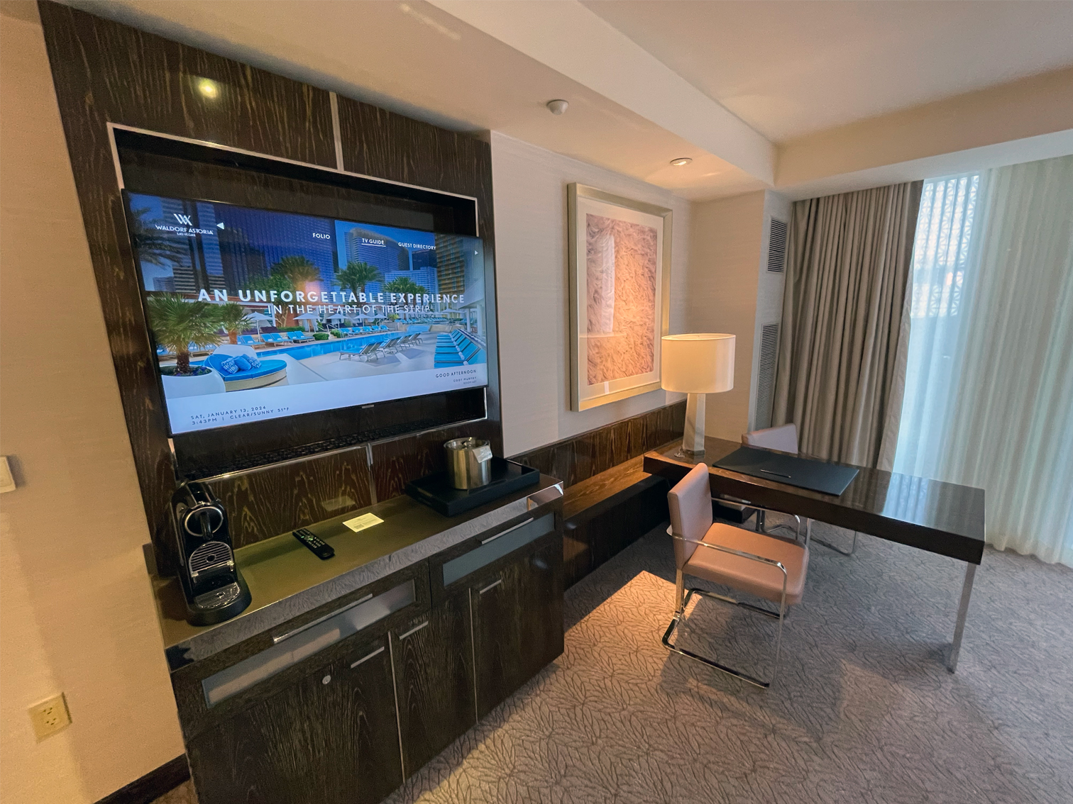 Waldorf Astoria Las Vegas King Room Review [2024] | PointsFeed